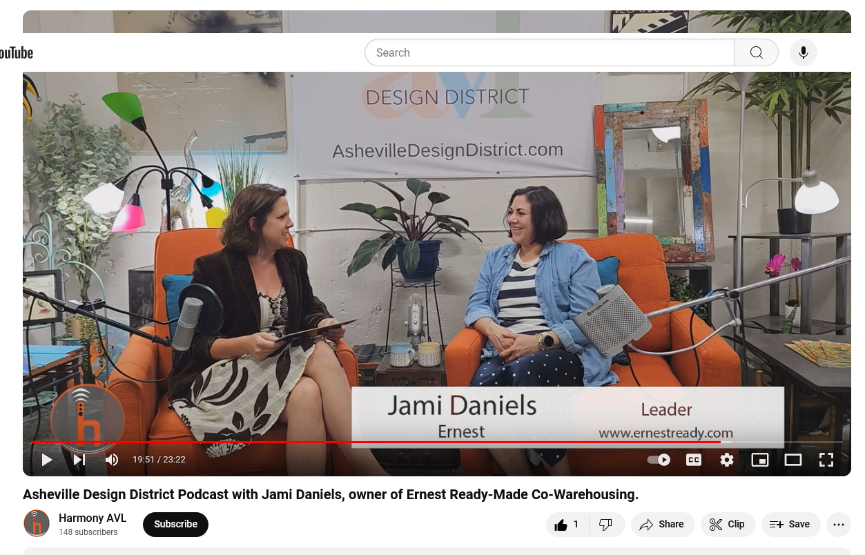 AVL Design District Podcast - Ernest Co-Warehousing CoWorking Asheville